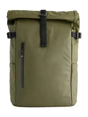 STUBBLE & CO The Roll Top Woven 20l Backpack - Urban Green