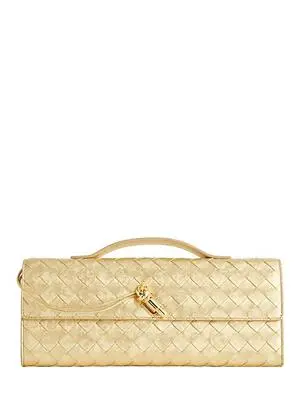 BOTTEGA VENETA Andiamo Small Leather Clutch