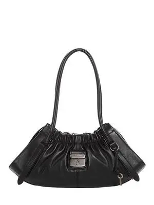 Marc Jacobs The Cristina Satchel Leather Shoulder Bag - Black