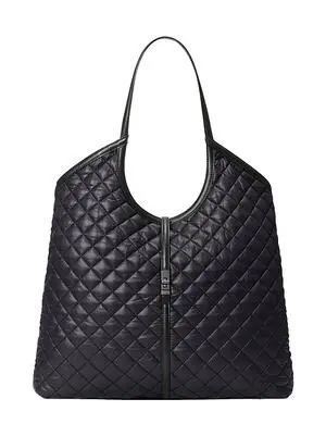 Mz Wallace Astor Large Quilted Tote Bag - Black/black
