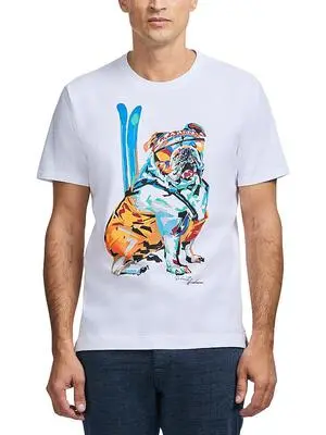 Robert Graham Ski Graham Short Sleeve Graphic Tee - White