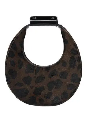 Staud Calf Hair Shoulder Bag - Leopard