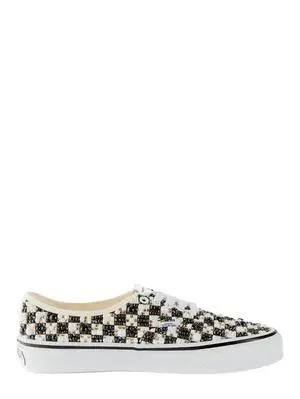 VANS Authentic Lx Checkerboard Sneakers - Black/white