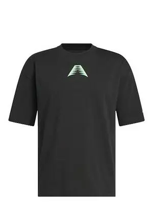 Adidas Ae Believe That Tee Shirt - Black Lime Burst
