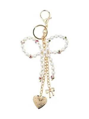 Bp. Pearly Bow Bag Charm - Ivory- Gold