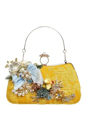 MARK ROBERTS Embellished Handbag With Top Handle