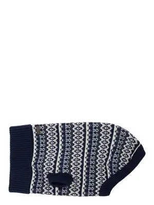 Barbour Fair Isle Dog Sweater - Navy