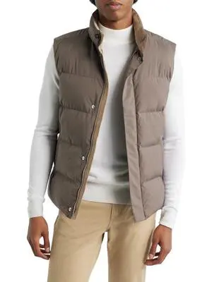 AURELIEN Waterproof Quilted Vest - Ash Grey