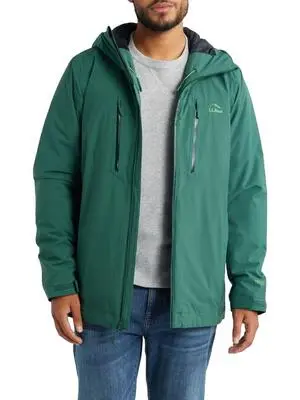L.l.bean Waterproof Packaway Jacket - Deep Green
