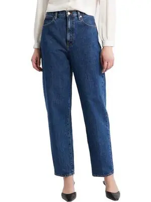 FRAME The Neat High-waist Barrel Jeans - Lavish