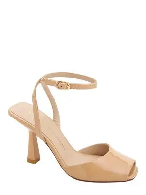 STUART WEITZMAN Val Ankle Strap Sandal - Adobe