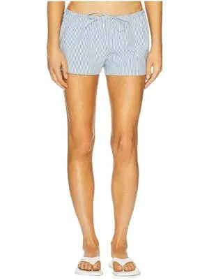 MONTCE Low-rise Drawstring Short - Blue Stripe