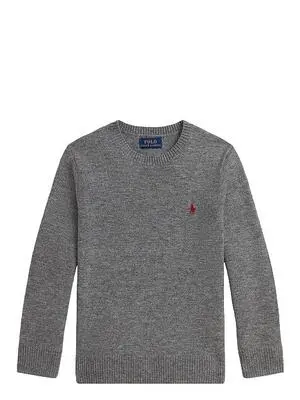 Ralph Lauren Long Sleeve Crewneck Sweater - Grey Heather