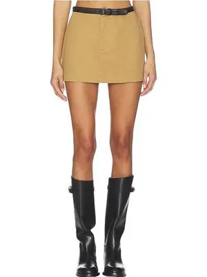 BUBISH Olivia Mini Skirt - Tan