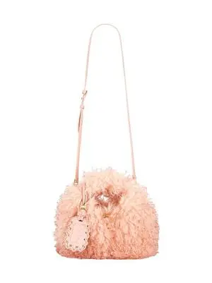 GANNI Mini Fur Hobo Bag - Mary's Rose