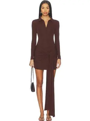 SNDYS Rachel Mini Dress - Chocolate