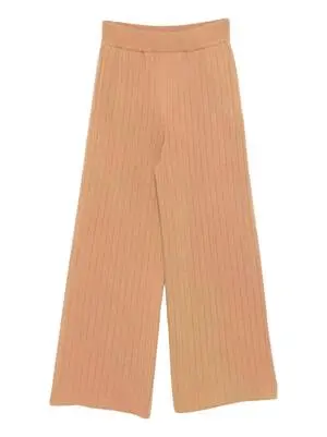 Eleventy Ribbed Trousers - Brown