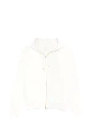 Eleventy Zip-up Hoodie - White
