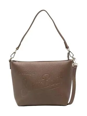 MC2 SAINT BARTH Logo-embossed Shoulder Bag - Brown