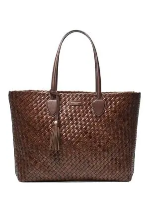 ASPINAL OF LONDON Large Island Tote Bag - Brown