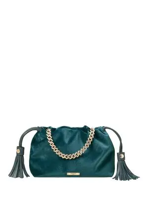 ASPINAL OF LONDON Amelia Evening Bag - Blue/green