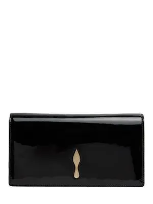 CHRISTIAN LOUBOUTIN Bettina Patent Leather Clutch - Cm3t Black