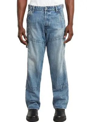 G-star Raw Contor 3d Loose Carpenter Jeans - Vintage Cirrus Blue