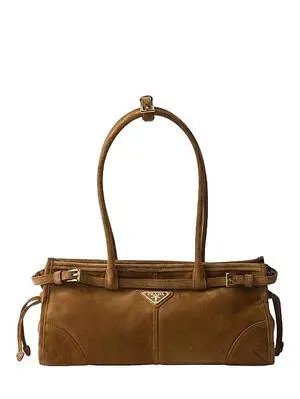 Prada Bonnie Medium Handbag - Brown