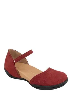 Jambu Margo Leather Flat Deep Red