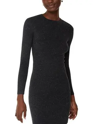 Whistles Annie Sparkle Knit Dress - Black