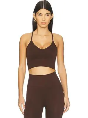 WELLBEING + BEINGWELL Monroe Seamless Tank - Hot Fudge
