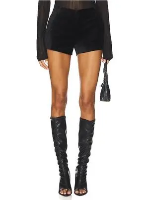 Joe's Jeans The Mini Velvet Trouser Short - Black