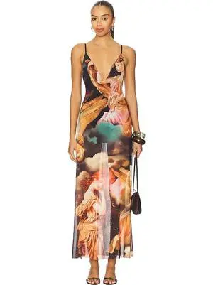 AFRM Rivka Printed Dress