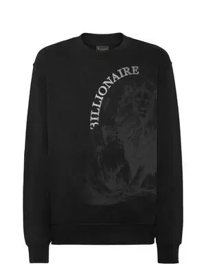 BILLIONAIRE Cotton Sweatshirt - Black