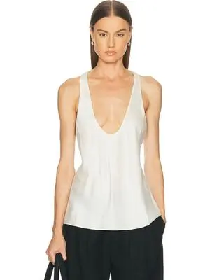 EAVES Vivian Silk Top - Ivory