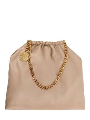 Stella McCartney Falabella Shoulder Bag With Metal Drawstring - Beige