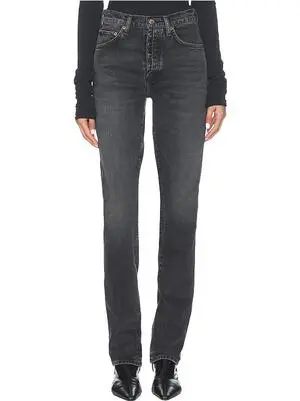 AGOLDE AGOLDE Jetta Stacked Skinny Jeans Black