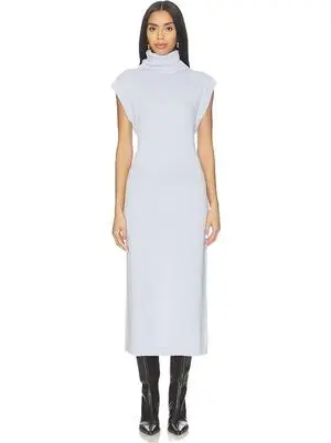 Simkhai Sleeveless Turtleneck Knit Dress - Blue