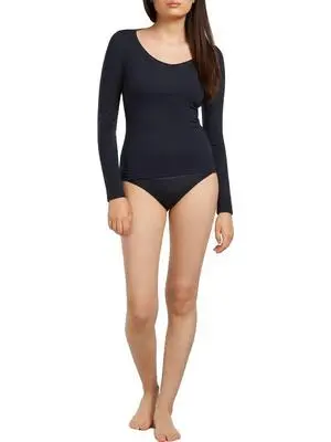 Icebreaker Siren Long Sleeve Top - Midnight Navy