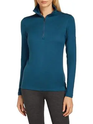 Icebreaker 260 Oasis Tech Merino Wool Half-Zip Pullover Atlantis