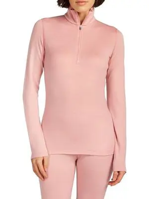 Icebreaker 260 Oasis Tech Merino Wool Half-Zip Pullover Blush