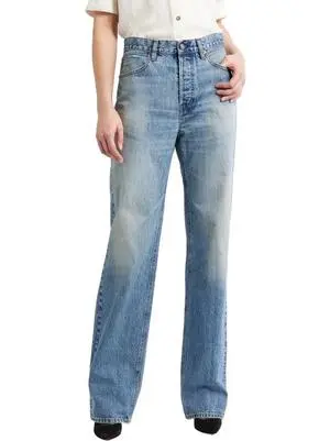 FRAME The Stack Straight Leg Jeans - Psychic