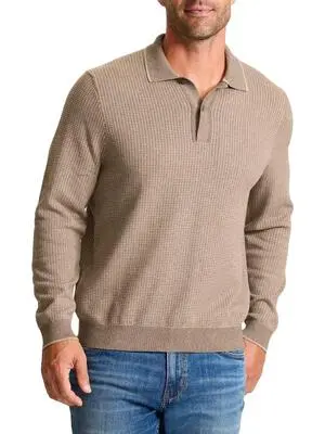 Tommy Bahama Coolside Texture Polo Sweater Auberage