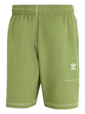 Adidas Essentials Trefoil Shorts - Tech Olive