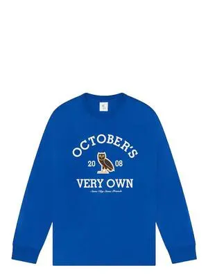 OVO Collegiate Longsleeve T-shirt - Blue