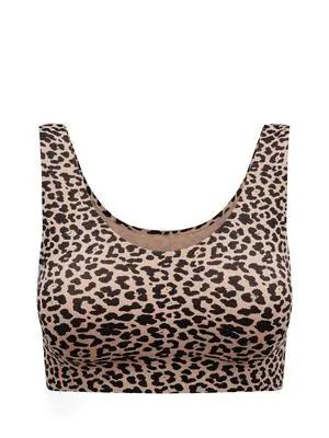 THIRDLOVE Smoothing Scoop Wireless Bra - Leopard