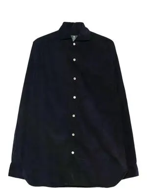 BORELLA Button-fastening Shirt - Blue