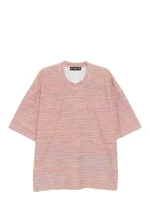 MASTERMIND WORLD Logo-embroidered T-shirt - Pink