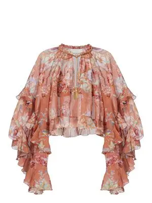 Zimmermann Awaken Floral Blouse - Multicoloured