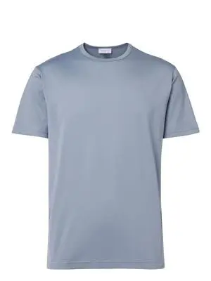 Sunspel Cotton Jersey T-shirt - Blue